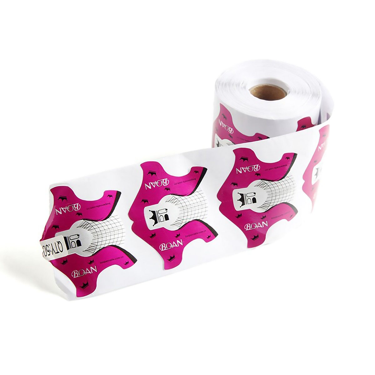 Roll forms for nail extension, red (100 pcs) - Masha`s Nails Shop