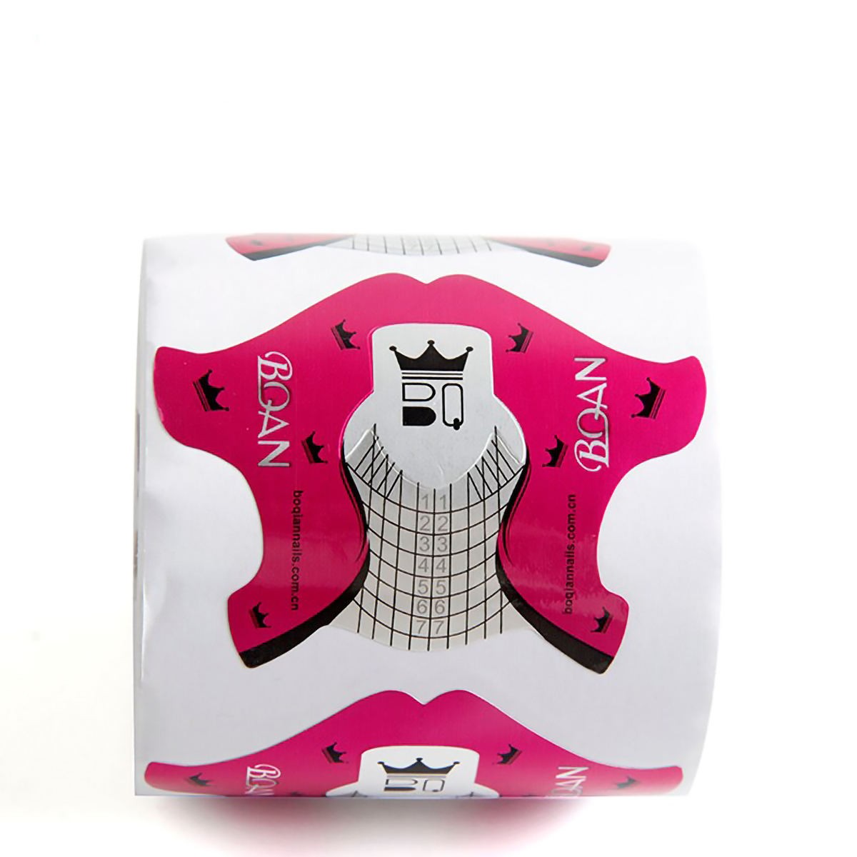 Roll forms for nail extension, red (100 pcs) - Masha`s Nails Shop