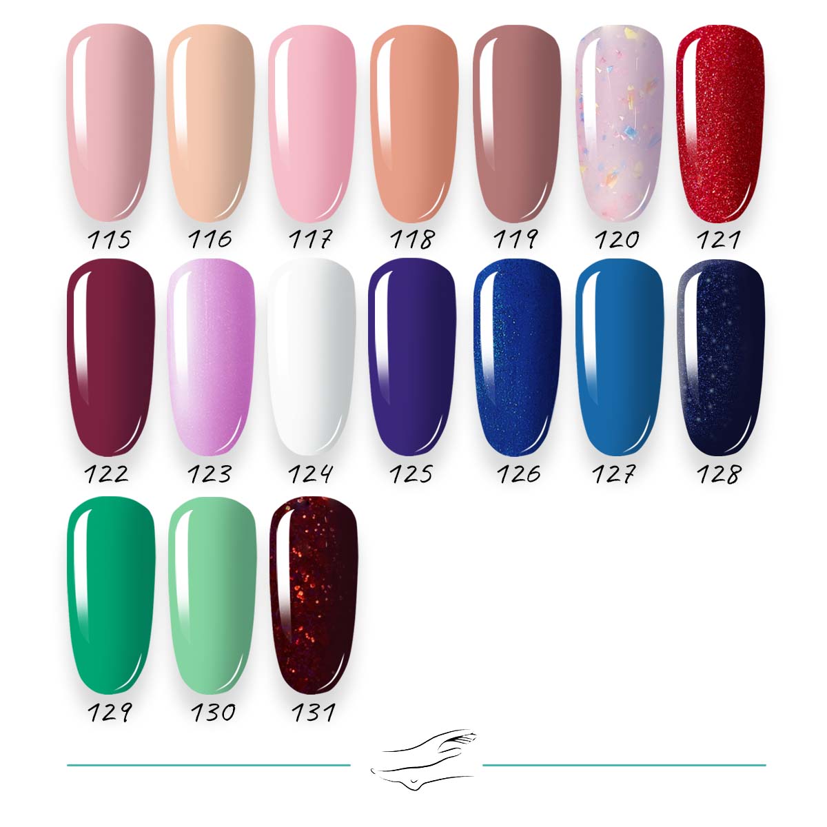 Advanced 171 Color Set of Mashas Gel Polishes | Masha`s Nails Shop
