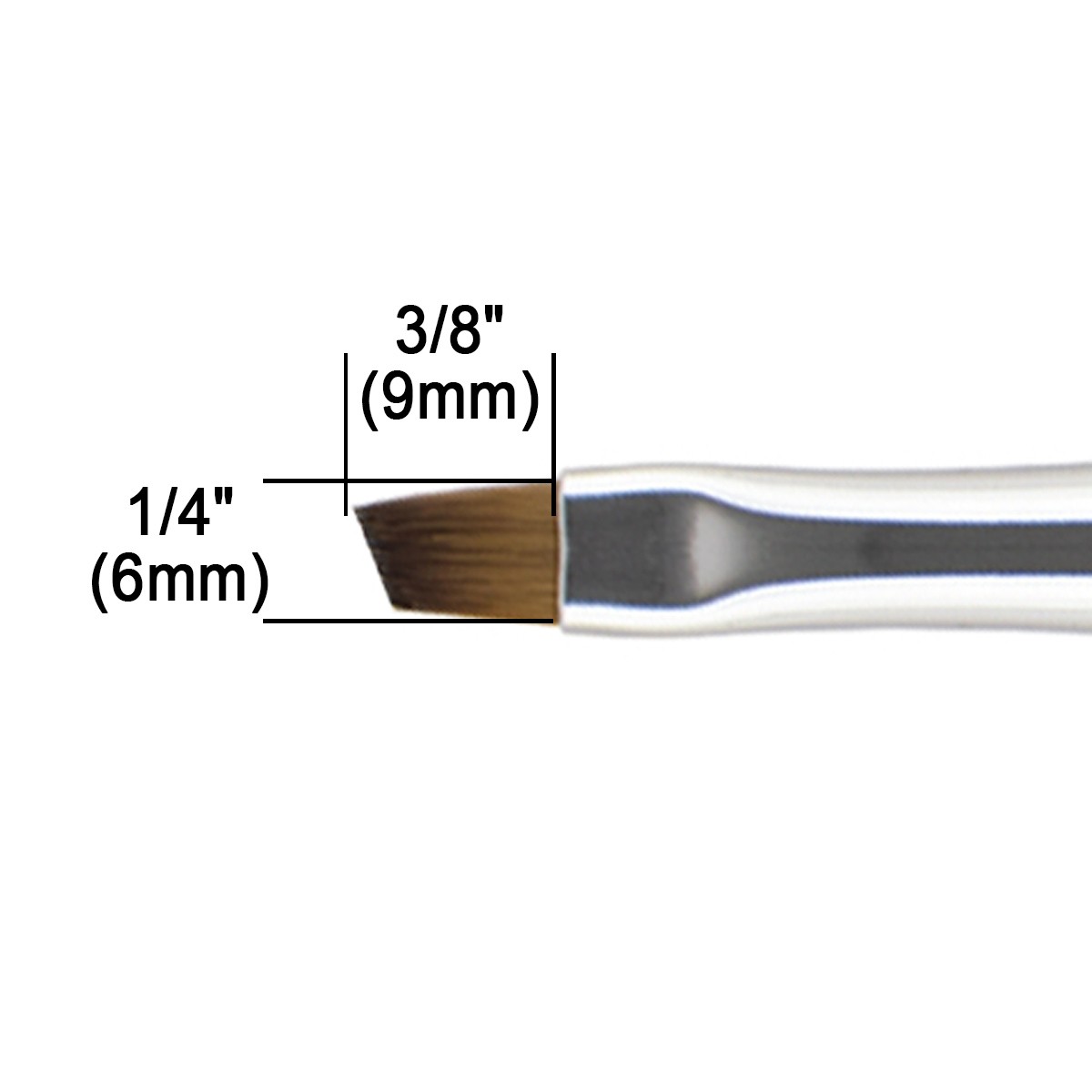 MASHAS Nylon Slant Brush | Masha's Nails Shop